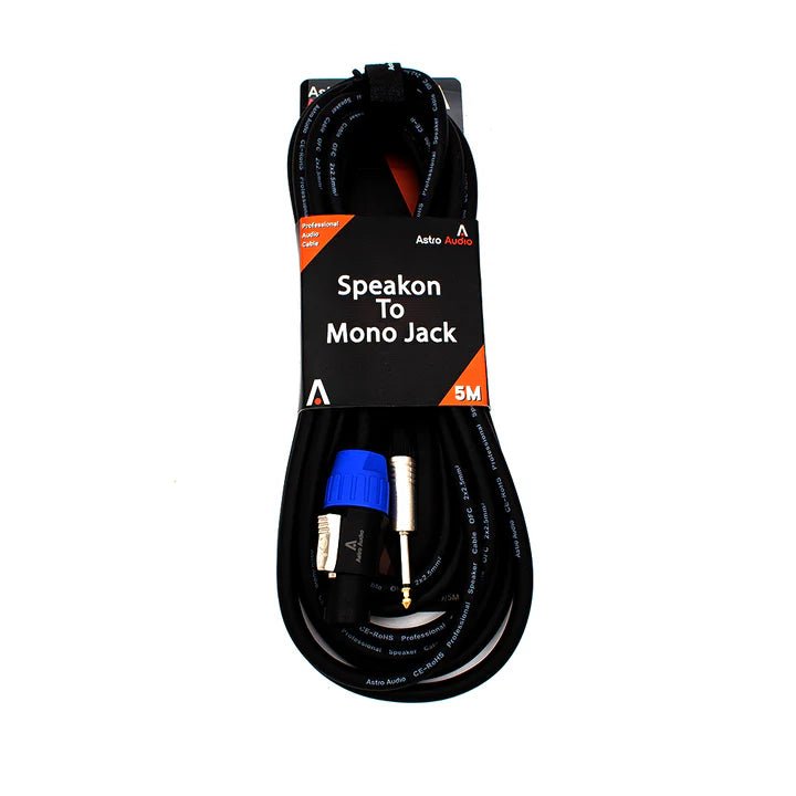 Astro Audio Speakon → Mono Jack 5m Cable | IMS Distribution